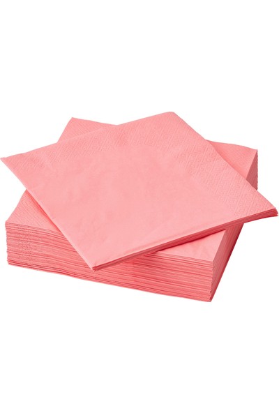 Ikea Fantastisk Peçete Kırmızı-Pembe 40 x 40 cm 50'li Ikea Fantastisk Peçete Kırmızı-Pembe 40 x 40 cm 50'li