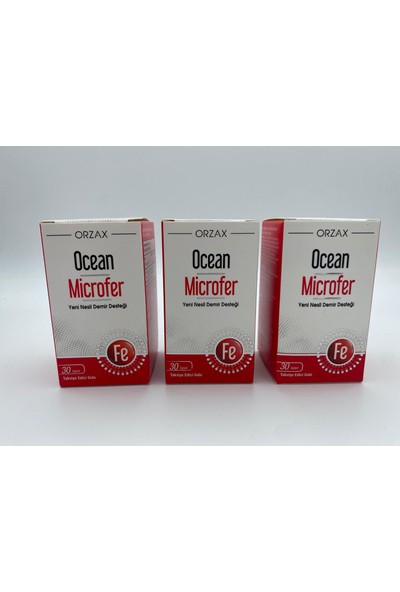 Orzax Ocean Microfer 30 Tablet 3 Adet Orzax Ocean Microfer 30 Tablet 3 Adet