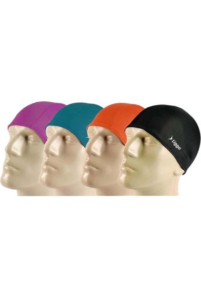 Liggo 10 Adet Liggo Likralı Yüzücü Bez Bone Havuz Deniz Bonesi Karışık