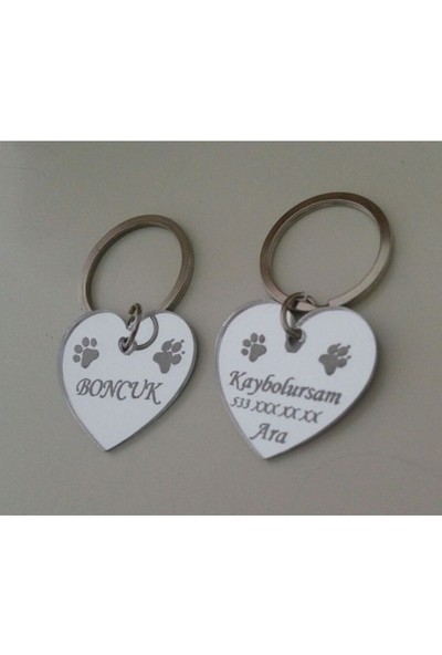 33 Stores Pleksi Kedi Köpek Künyesin Kaybolursam Ara Isimlik