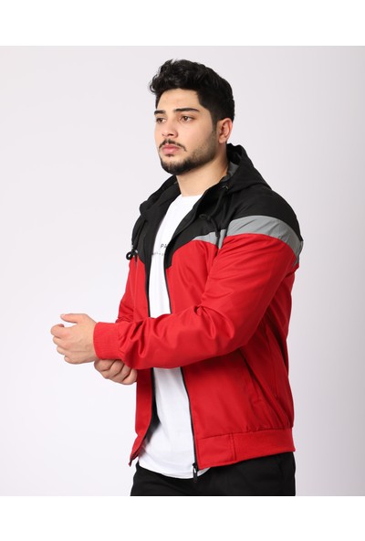 Stil Kombin Bill Üçgen Parçalı Kapşonlu Mevsimlik Mont 1220 Stil Kombin Bill Üçgen Parçalı Kapşonlu Mevsimlik Mont 1220