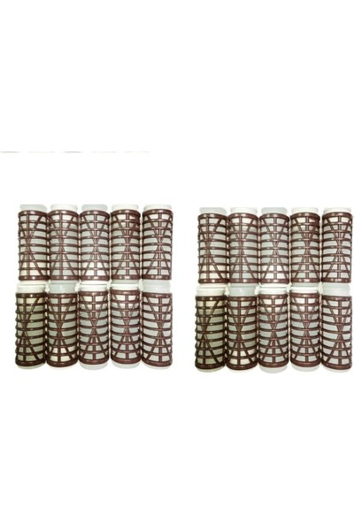 Fumo Kaynatmalı-Isıtmalı Bigudi Kahverengi 10lu X 2 Paket Fumo Kaynatmalı-Isıtmalı Bigudi Kahverengi 10lu X 2 Paket