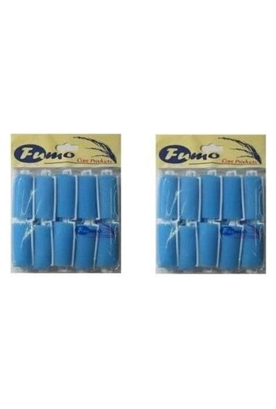 Fumo Sünger Bigudi Mavi 10lu X 2 Paket Fumo Sünger Bigudi Mavi 10lu X 2 Paket