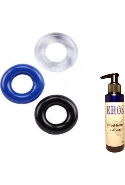Stay Hard 3'lü Penis Halka Seti Erkeklere ve Bayanlara Özel Eros Natural Personal Lubricant 125ML Kayganlaştırıcı Jel P901901 Stay Hard 3'lü Penis Halka Seti Erkeklere ve Bayanlara Özel Eros Natural Personal Lubricant 125ML Kayganlaştırıcı Jel P901901