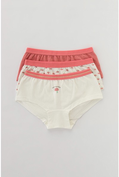 Penti Çok Renkli Kız Çocuk Mushroom 3lü Hipster Külot Penti Çok Renkli Kız Çocuk Mushroom 3lü Hipster Külot