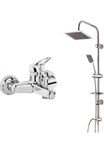 Uniquem Modamix Ceylanlar Banyo Bataryası + Modamix Berlin Tepeduş Seti Uniquem Modamix Ceylanlar Banyo Bataryası + Modamix Berlin Tepeduş Seti