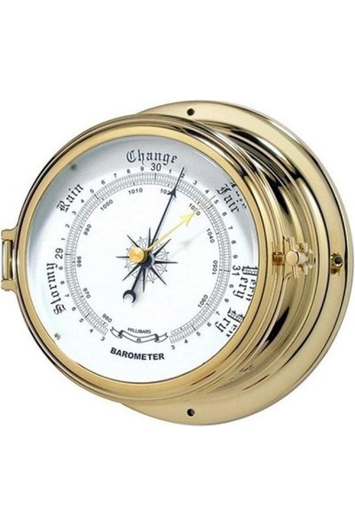 DM Marin Barometre Pirinç Görünümlü 80X120MM H:54MM