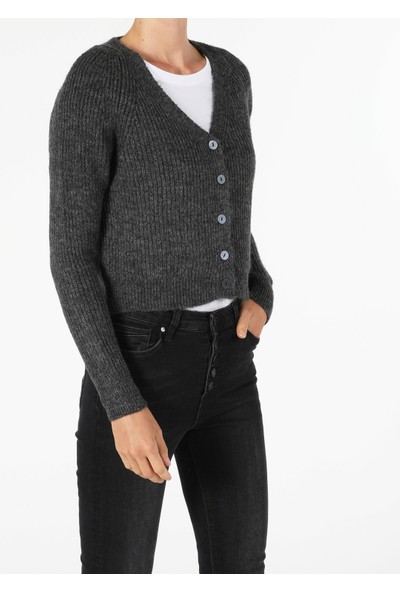 Colin's Antrasit Kadın Hırka