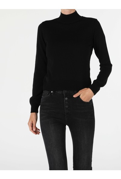 Colin's Siyah Kadın Kazak