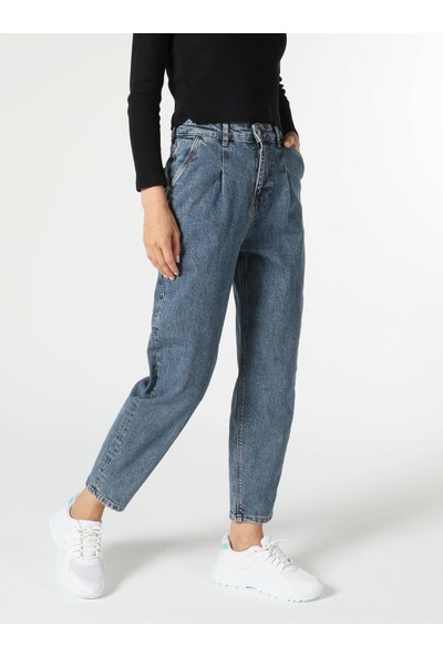 Colin's 886 Dennıs Yüksek Bel Daralan Paça Slouchy Fit Jean Kadın Jean Pantolon Colin's 886 Dennıs Yüksek Bel Daralan Paça Slouchy Fit Jean Kadın Jean Pantolon