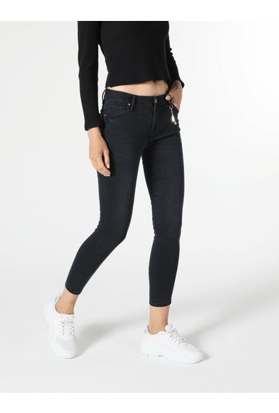 Colin's 759 Lara Orta Bel Dar Paça Super Slim Fit Jean Kadın Jean Pantolon