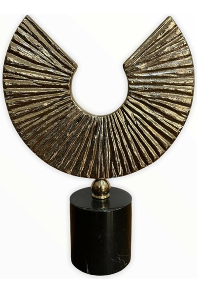 Arem Dekor Aksesuar Küçük Çizgili Pirinç Petek Obje Arem Dekor Aksesuar Küçük Çizgili Pirinç Petek Obje