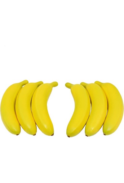 Nettenevime Yapay Muz 6'lı Paket Aşırı Doğal Yapay Meyve Nettenevime Yapay Muz 6'lı Paket Aşırı Doğal Yapay Meyve