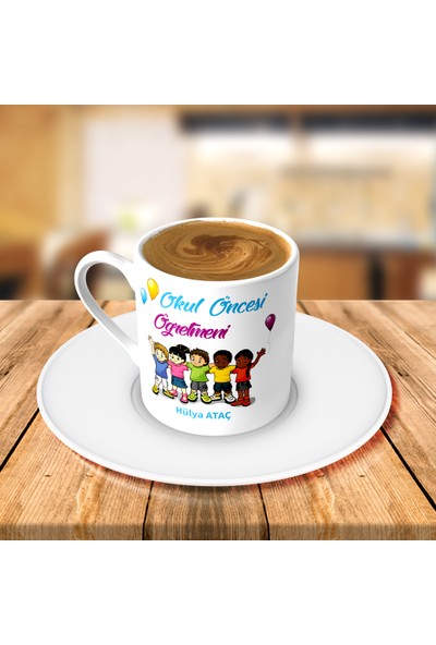 Kupacix Okul Öncesi Öğretmeni Türk Kahvesi Fincanı