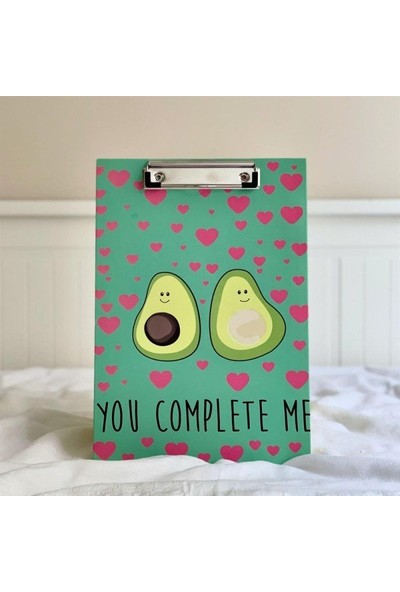 Mutlumu You Complete Me Yazılı Avokado Mottolu Sekreterlik Mutlumu You Complete Me Yazılı Avokado Mottolu Sekreterlik