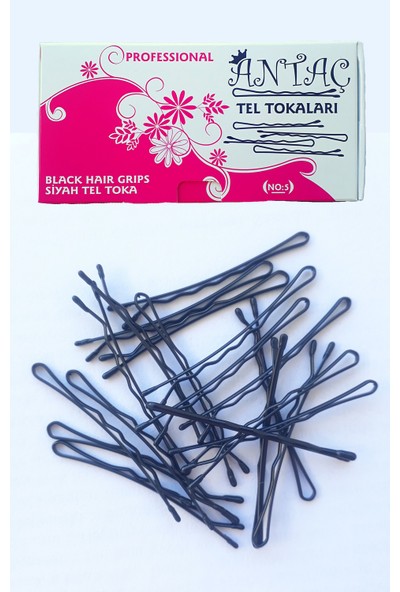 Göçmen Tuhafiye Tel Toka Siyah No-5 150 Adet