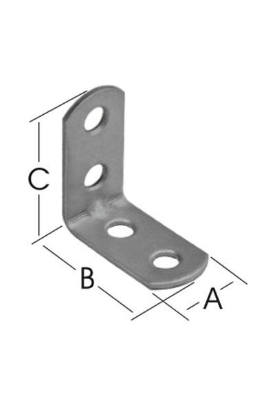 Proto Mkn L8 L Bağlantı Gönye 15*30*30 (10 Adet)