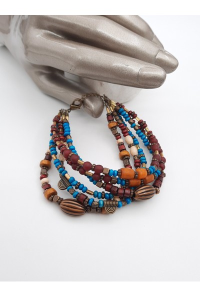 Takıtokacınız El Yapımı Otantik Bohem Kadın Bileklik