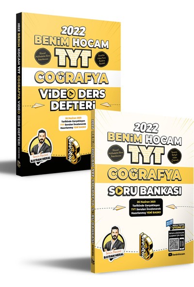 Benim Hocam Yayınları 2022 TYT Coğrafya Video Ders Defteri ve Soru Güncel Benim Hocam Yayınları 2022 TYT Coğrafya Video Ders Defteri ve Soru Güncel