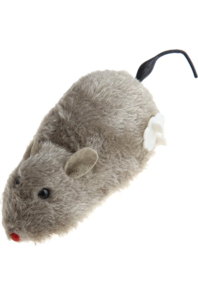 Mixpet Kurmalı Tekerlekli Fare Kedi Oyuncak 15 cm