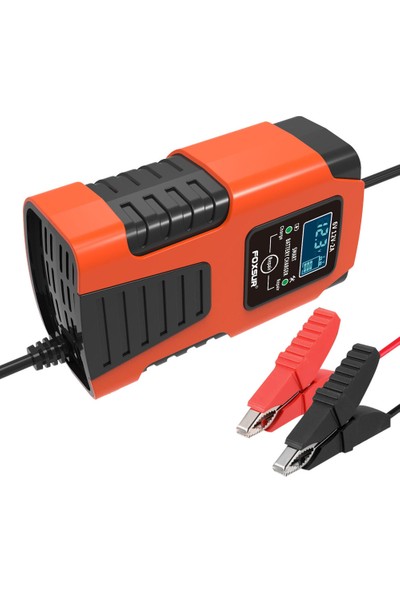 Foxsur Araba Akü Şarj Aletleri 12V/2A 24V/2A Tam Otomatik (Yurt Dışından)
