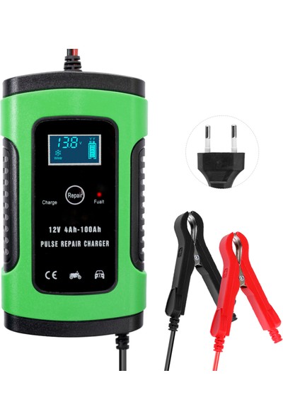 Lixada 12 V 6A Araç Akü Şarj Akıllı Hızlı Güç Şarj Darbe Onarım (Yurt Dışından)