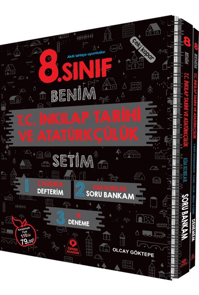Örnek Akademi Yayınları 8. Sınıf Benim T.c. Inkılap Tarihi ve Atatürkçülük Setim - Olcay Göktepe Örnek Akademi Yayınları 8. Sınıf Benim T.c. Inkılap Tarihi ve Atatürkçülük Setim - Olcay Göktepe
