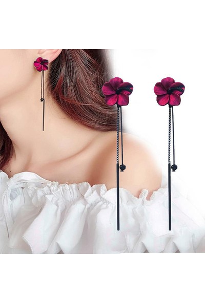 Alsade Retro Stil Uzun Küpe Alsade Retro Stil Uzun Küpe