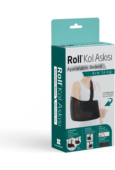 Roll Kol Askısı File Kumaş Ayarlabilir Bedenli