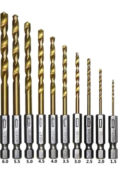 Neler Geldi Neler Şarjlı Tornavida Matkap Ucu Seti Metal Ahşap Delme Ucu 10 Parça Neler Geldi Neler Şarjlı Tornavida Matkap Ucu Seti Metal Ahşap Delme Ucu 10 Parça