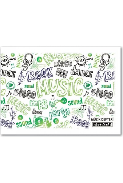 Meteksan Arya Küçük Müzik Defteri 30 Yaprak