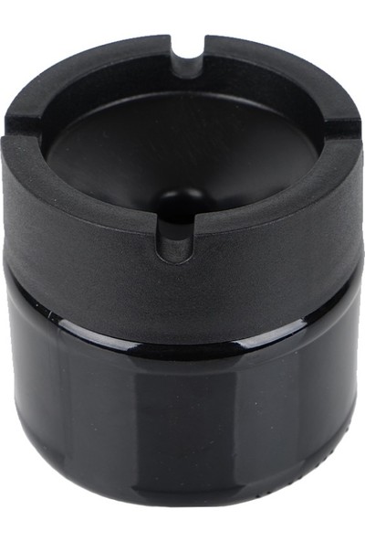 Incirop Kokusuz Cam Hazneli Küllük Siyah