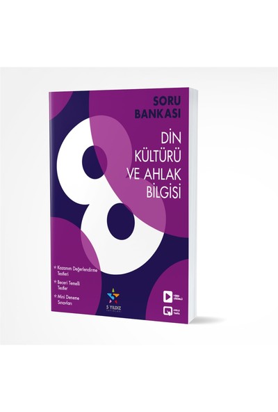5 Yıldız Yayınları 8. Sınıf Din Kültürü ve Ahlak Bilgisi Soru Bankası