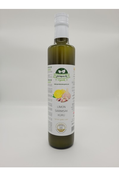 Germencik Organik Limon Sarımsak Kürü 500 ml Germencik Organik Germencik Organik Limon Sarımsak Kürü 500 ml Germencik Organik