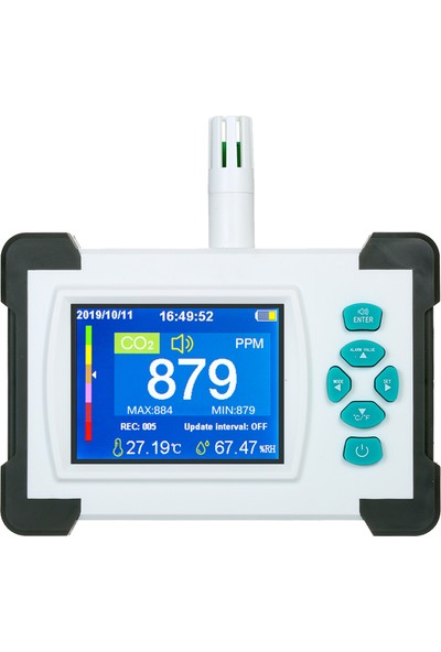 Lixada Şarj Edilebilir Pilli Karbon Dioksit Dedektörü Karbon SR-510A-YÜKSELTME Sürümü (Yurt Dışından) Lixada Şarj Edilebilir Pilli Karbon Dioksit Dedektörü Karbon SR-510A-YÜKSELTME Sürümü (Yurt Dışından)