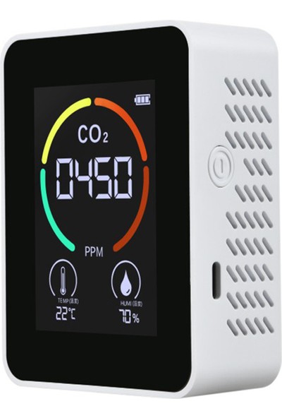 Lixada Co2 Hava Dedektörü Hava Karbondioksit Dedektörü (Yurt Dışından) Lixada Co2 Hava Dedektörü Hava Karbondioksit Dedektörü (Yurt Dışından)