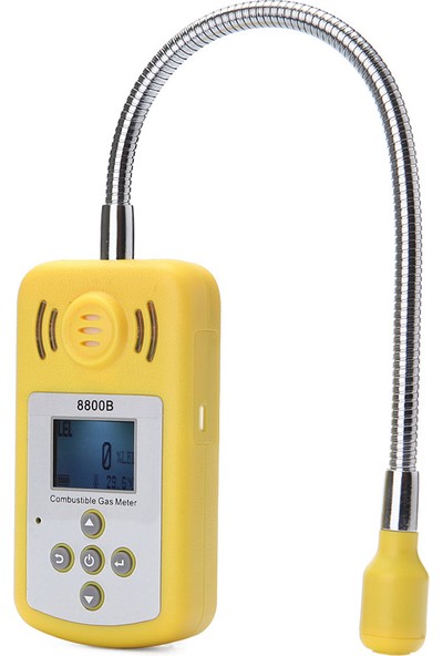 Lixada Profesyonel Yanıcı Gaz Dedektörü Taşınabilir Gaz Kaçağı (Yurt Dışından)
