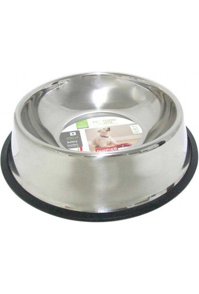 Nunbell Kedi Köpek Çelik Mama Kabı 15 cm