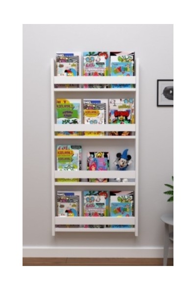 Çevik Polat Montessori Kitaplık Eğitici Çocuk Kitaplığı 4 Raflı Çevik Polat Montessori Kitaplık Eğitici Çocuk Kitaplığı 4 Raflı