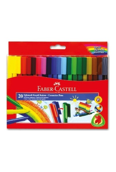 Faber-Castell Faber Castell Eğlenceli Keçeli Kalem 20’li