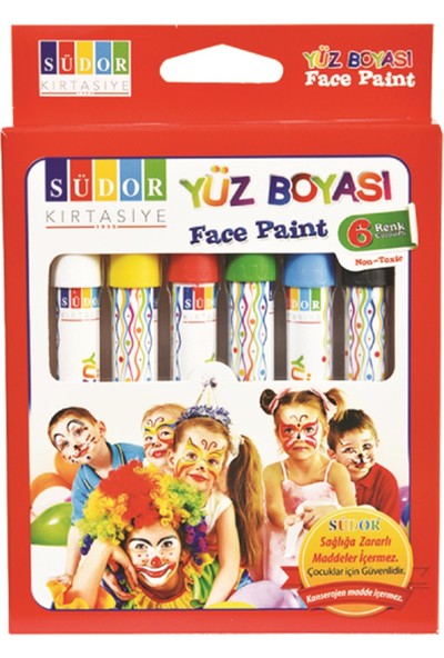 Südor Yüz Boyası 6 Renk