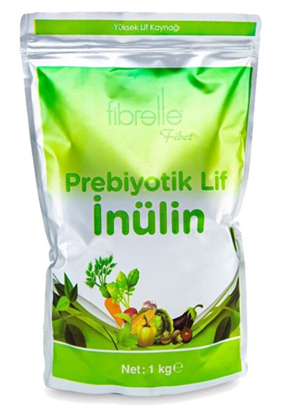 Fibrelle Prebiyotik Lif 1 Kg. Fibrelle Doğal Inülin Hindibağ