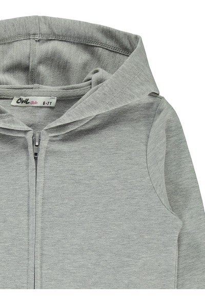 Civil Girls Kız Çocuk Kapüşonlu Hırka 6-9 Yaş Grimelanj