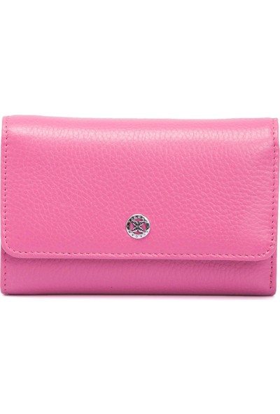 Tergan Fuşya Deri Kadın Cüzdanı 05730H68