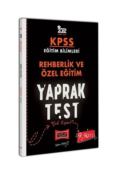 Yargı Yayınevi KPSS 2022 Eğitim Bilimleri Rehberlik ve Özel Eğitim Yaprak Test Yargı Yayınevi KPSS 2022 Eğitim Bilimleri Rehberlik ve Özel Eğitim Yaprak Test