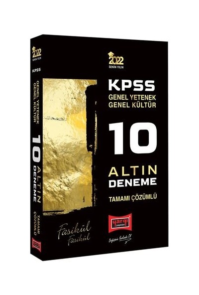 Yargı Yayınevi KPSS 2022 Genel Yetenek Genel Kültür Tamamı Çözümlü 10 Altın Deneme Yargı Yayınevi KPSS 2022 Genel Yetenek Genel Kültür Tamamı Çözümlü 10 Altın Deneme
