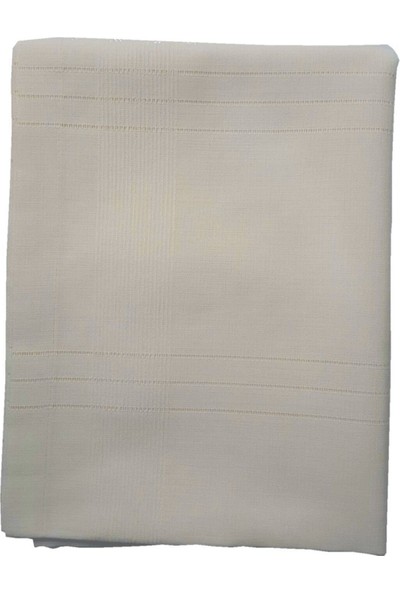 Cardea Krem Keten Dokuma Dertsiz Masa Örtüsü