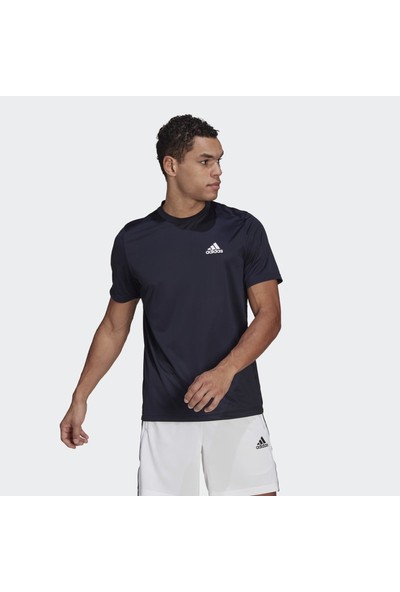 Adidas Aeroready Designed To Move Sport Erkek Siyah T-Shirt Adidas Aeroready Designed To Move Sport Erkek Siyah T-Shirt