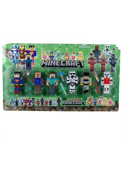 Cstars Minecraft Oyuncak Seti 12 Parça Cstars Minecraft Oyuncak Seti 12 Parça