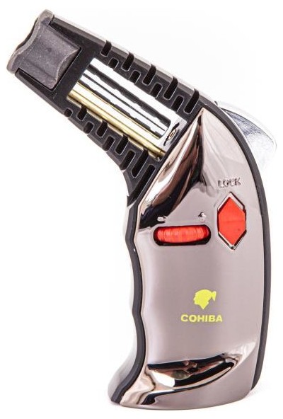 Cohiba Tek Torch Masa Tipi Gunmetal Puro Çakmağı